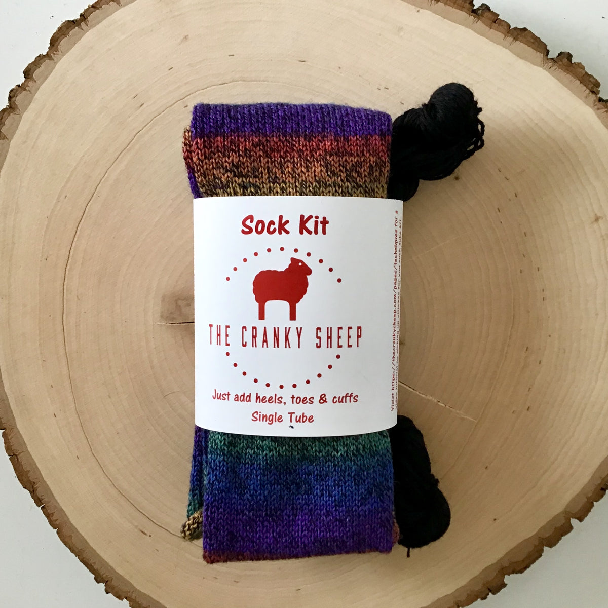 60 Stitch Single Tube Sock Kits – The Cranky Sheep